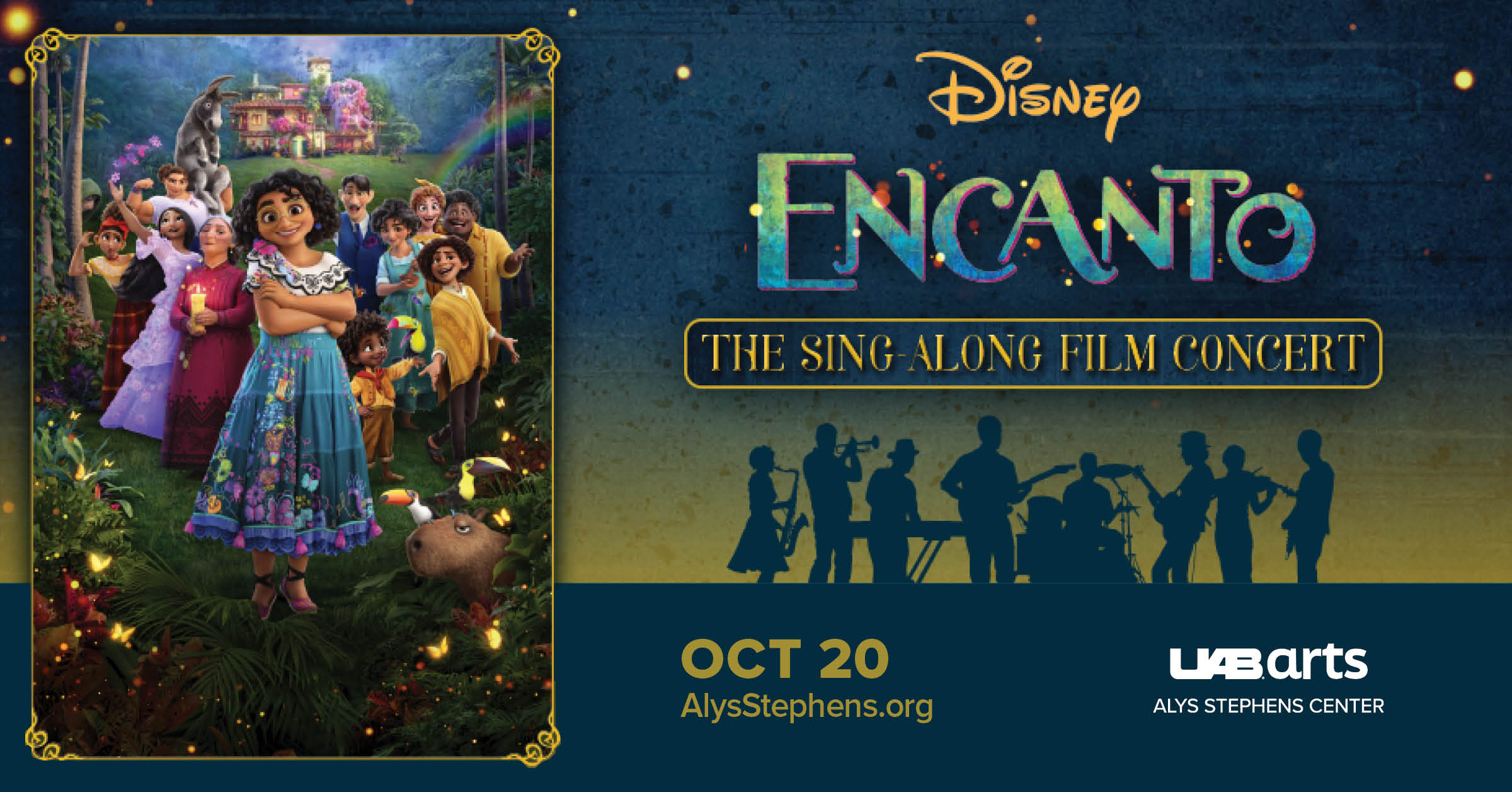 Disney's Encanto Singing Along at UAB, October 20 - Alys Stephens Cent