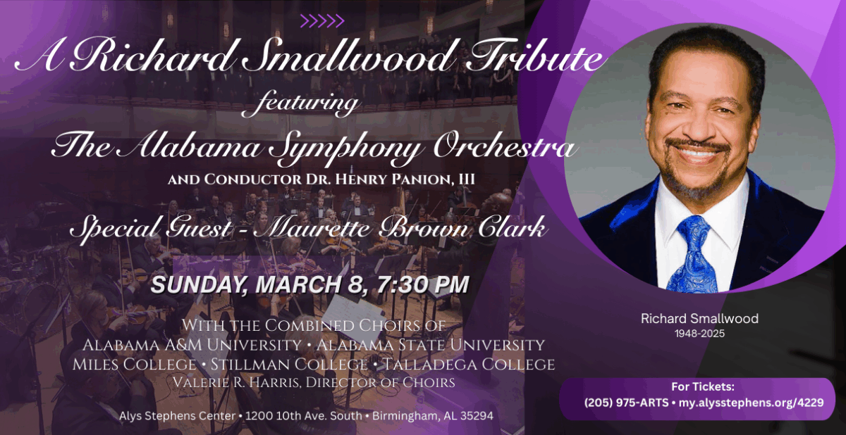 A Richard Smallwood Tribute featuring The Alabama Symphony Orchestra ...